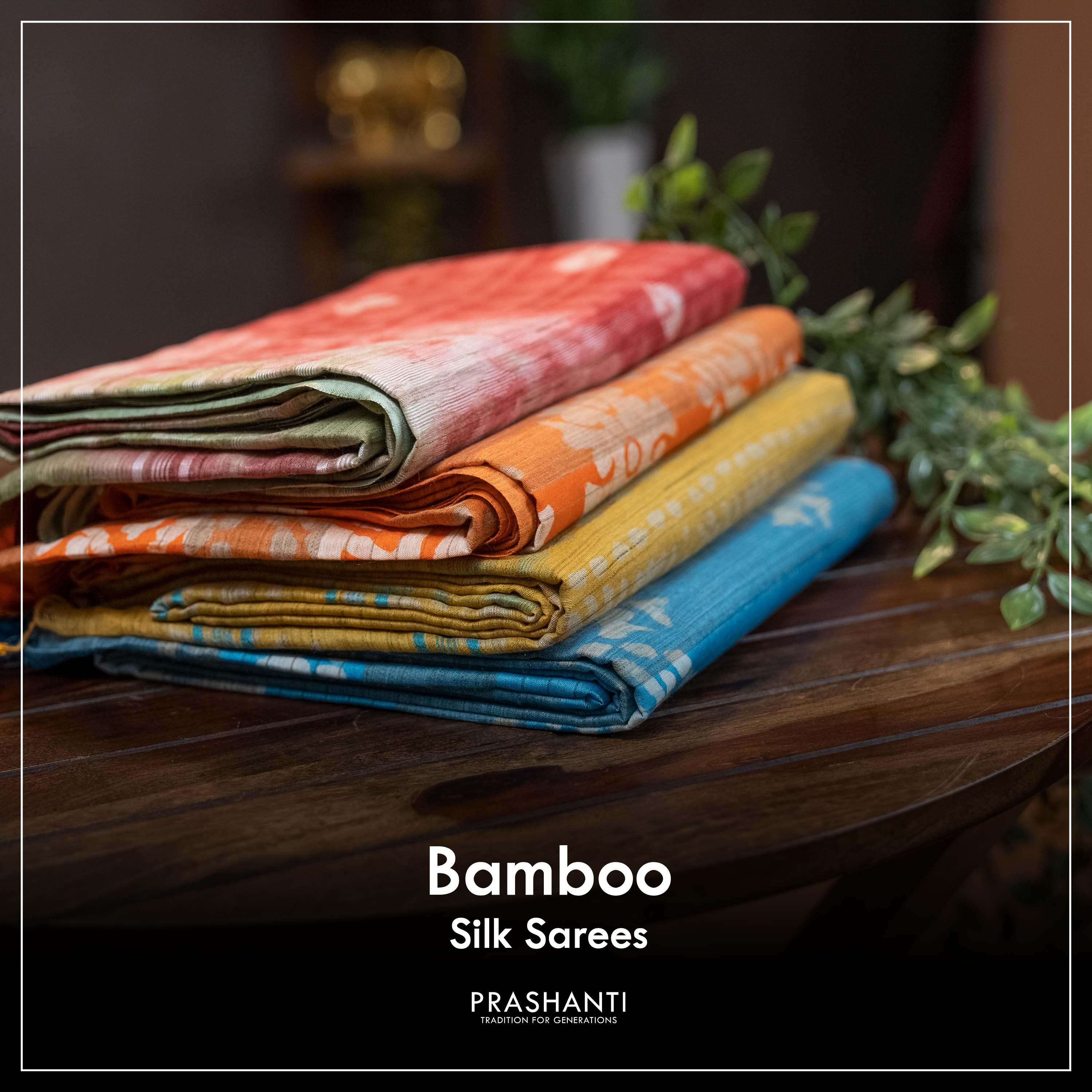 Bamboo Silk Sarees – Prashanti Sarees