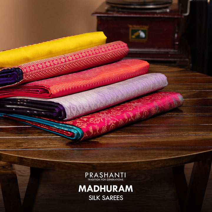 Pure soft silk saree teal shade and dark peach orange with plain body ...