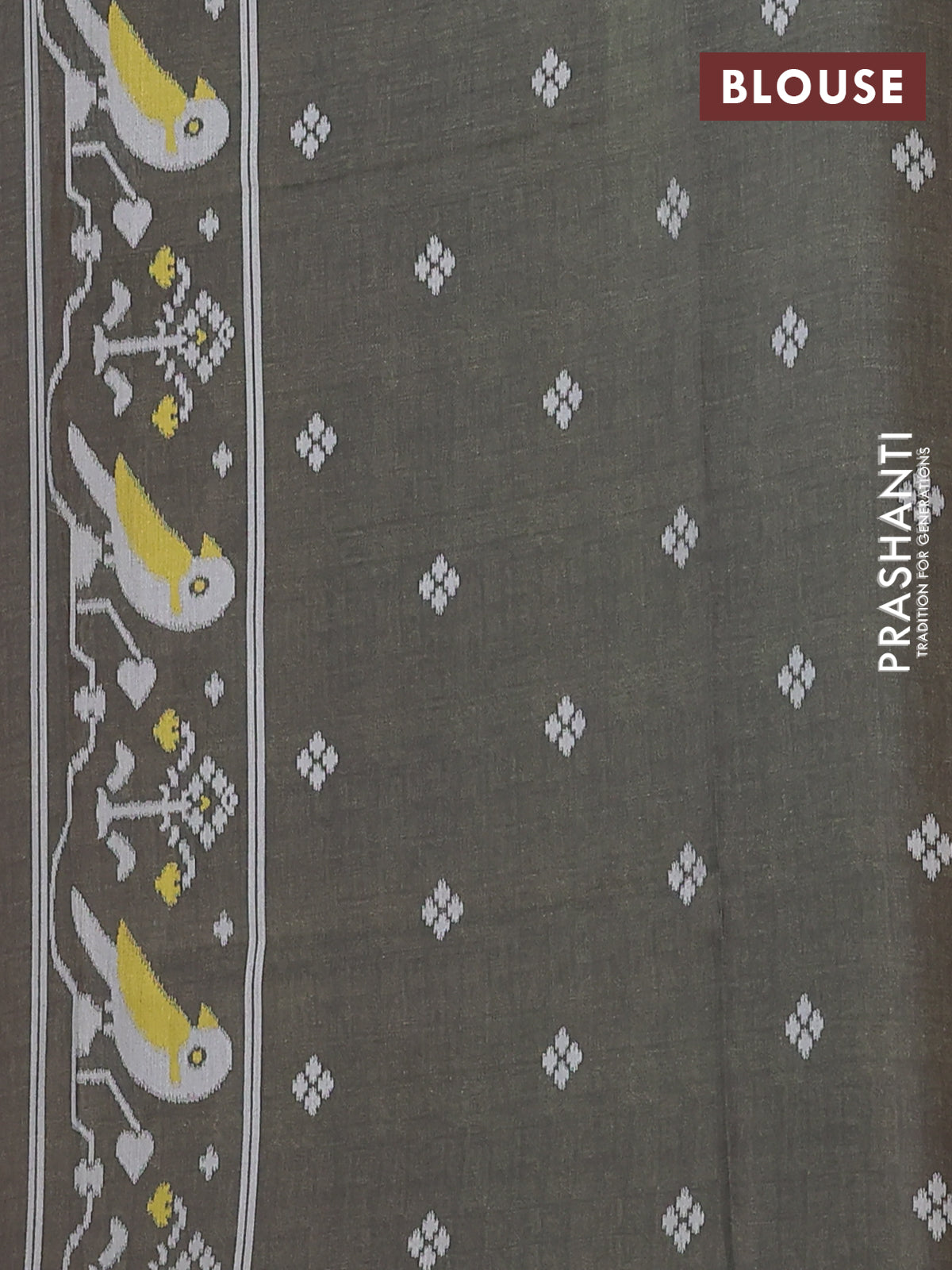 Semi sambalpuri silk saree orange and dark sap green with allover ikat ...