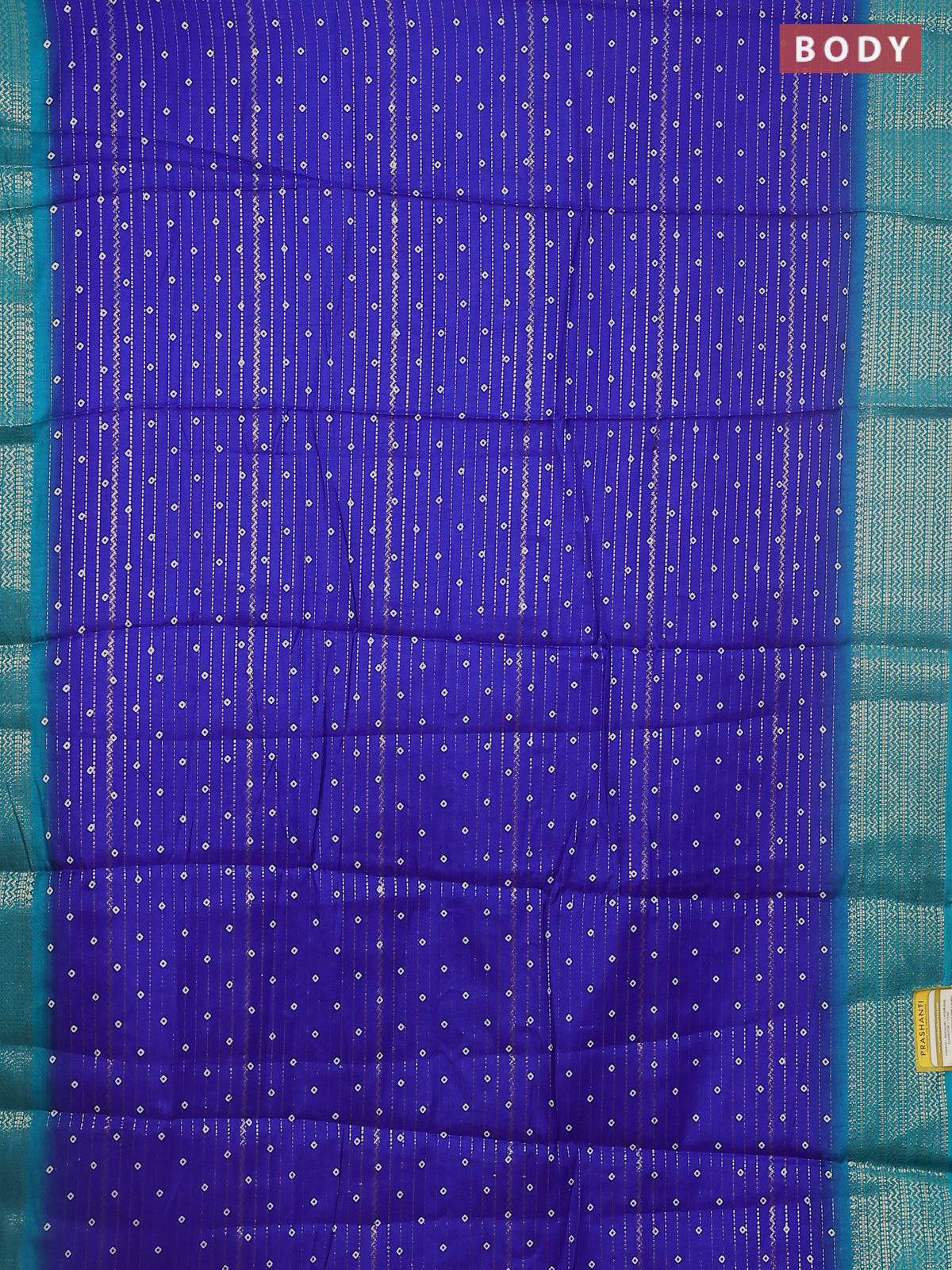 Semi dola saree royal blue and teal green with allover zari weaves & b ...