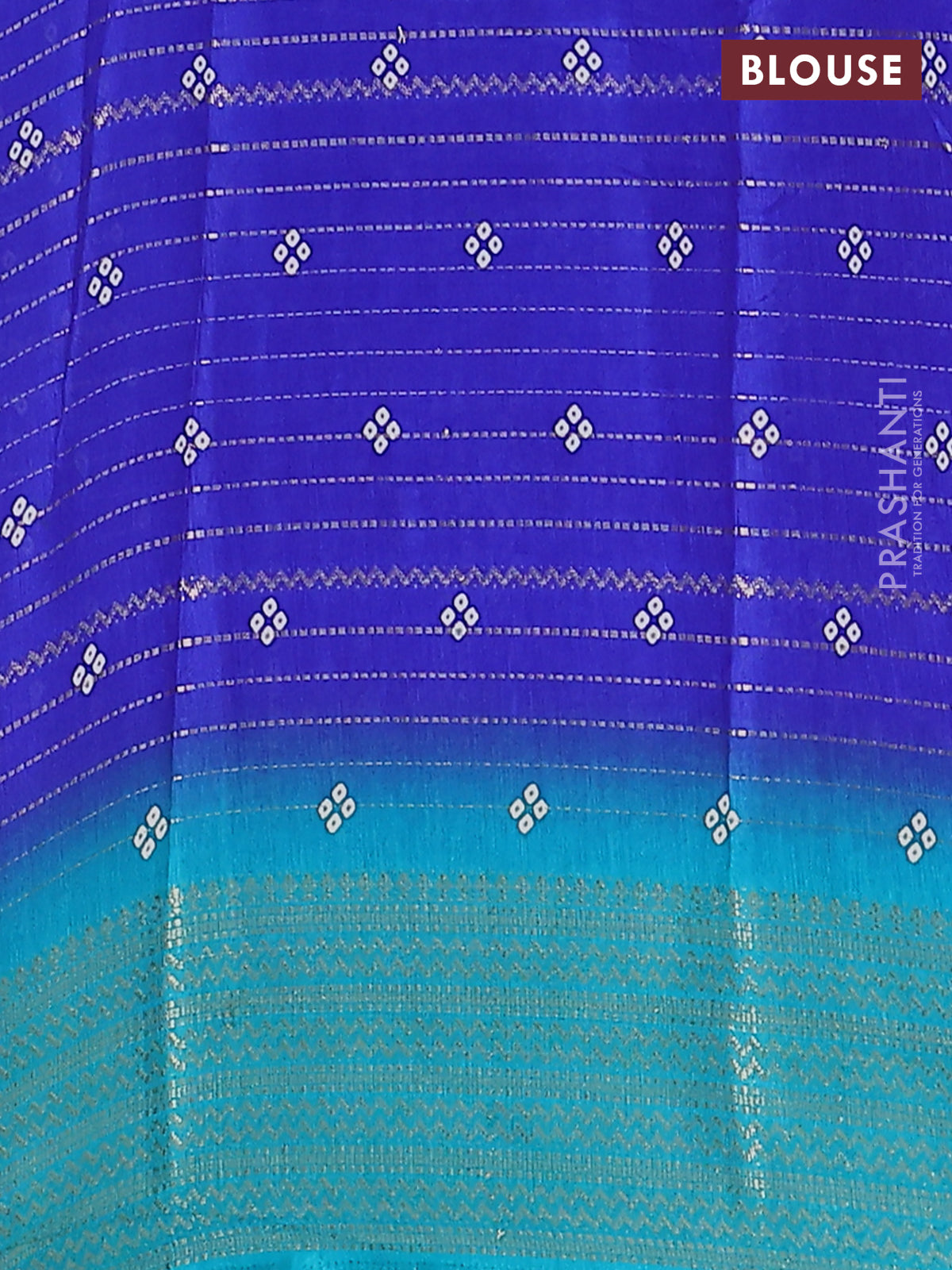 Semi dola saree royal blue and teal green with allover zari weaves & b ...