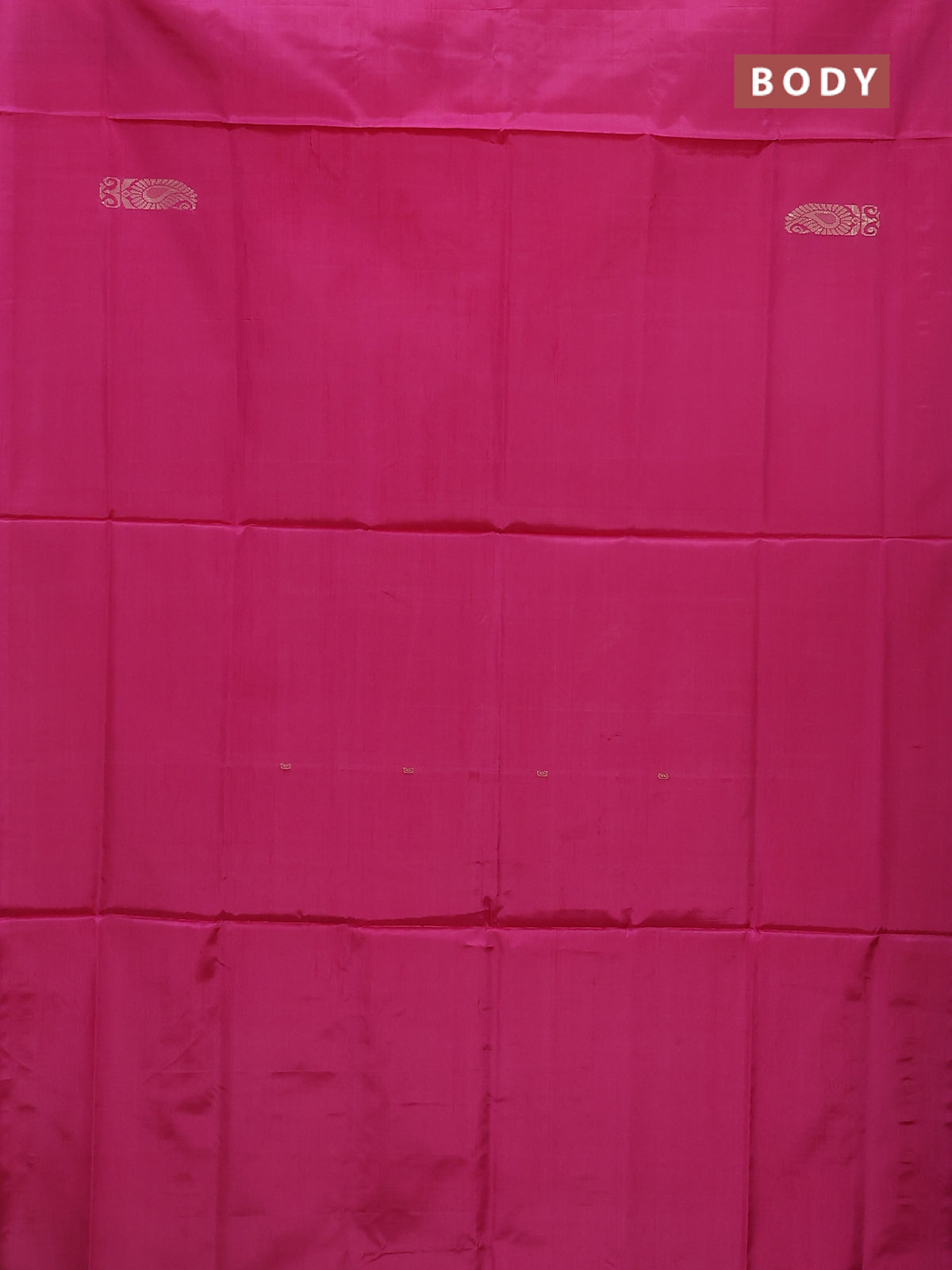 Banana pith saree pink and pastel peach shade with thread woven buttas ...