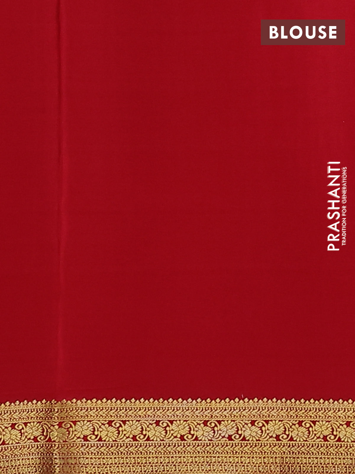 Pure mysore silk saree kumkum red with allover zari checked pattern an ...