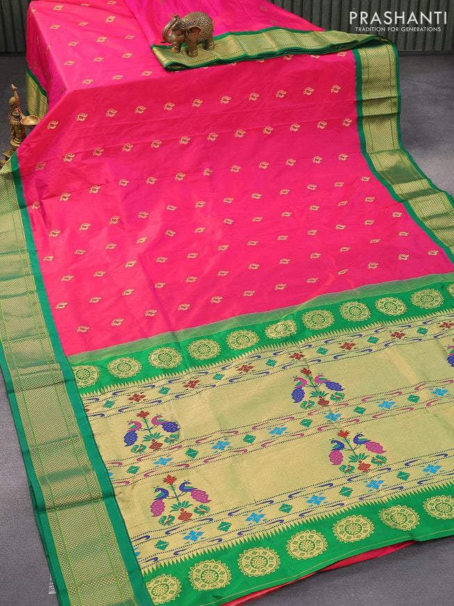 Pure Paithani Silk Sarees – Prashanti Sarees