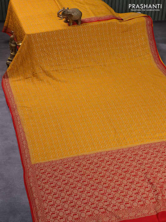 Pure Banarasi Crepes – Prashanti Sarees