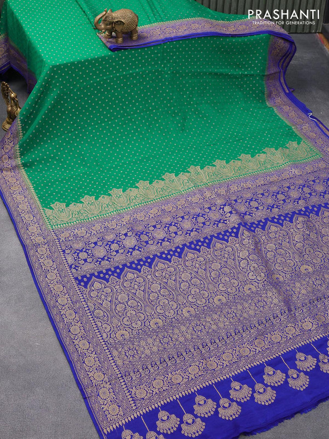 Pure Banarasi Crepes – Prashanti Sarees