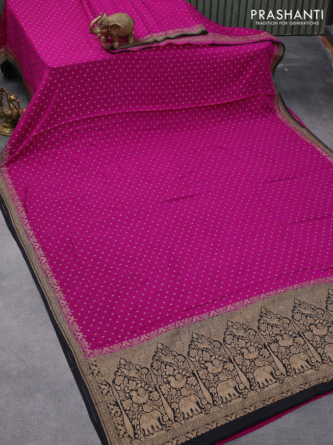 Pure Banarasi Crepes – Prashanti Sarees