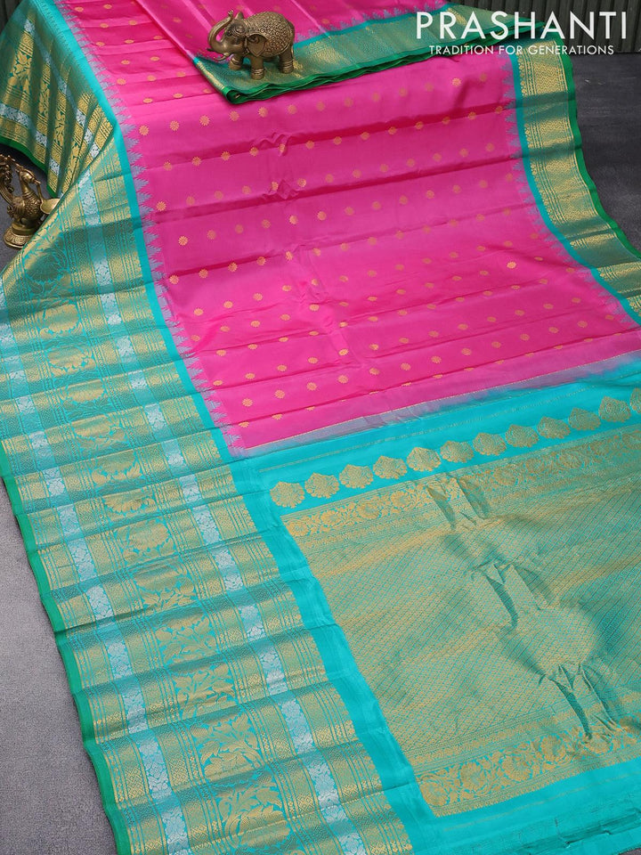 Pure Gadwal Silk Sarees – Prashanti Sarees