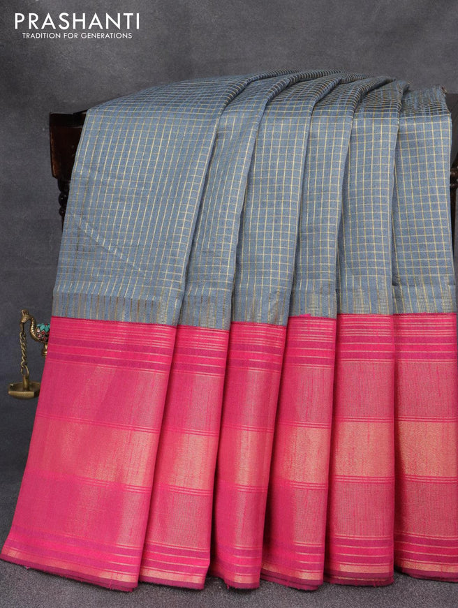 Semi Dupion Sarees – Prashanti Sarees