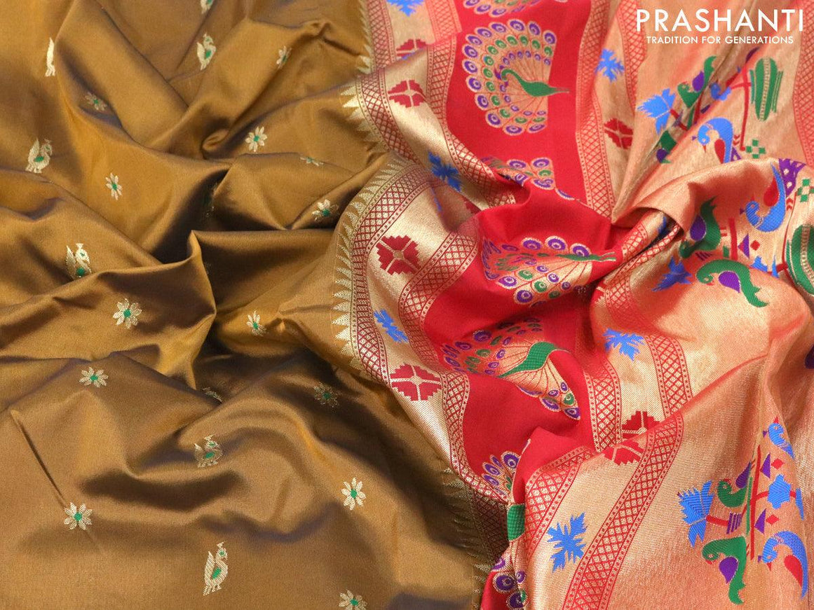 Semi Paithani Sarees – Prashanti Sarees