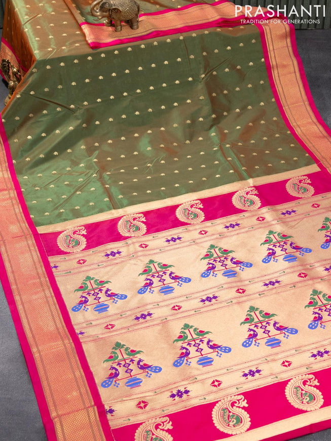 Semi Paithani Sarees – Prashanti Sarees