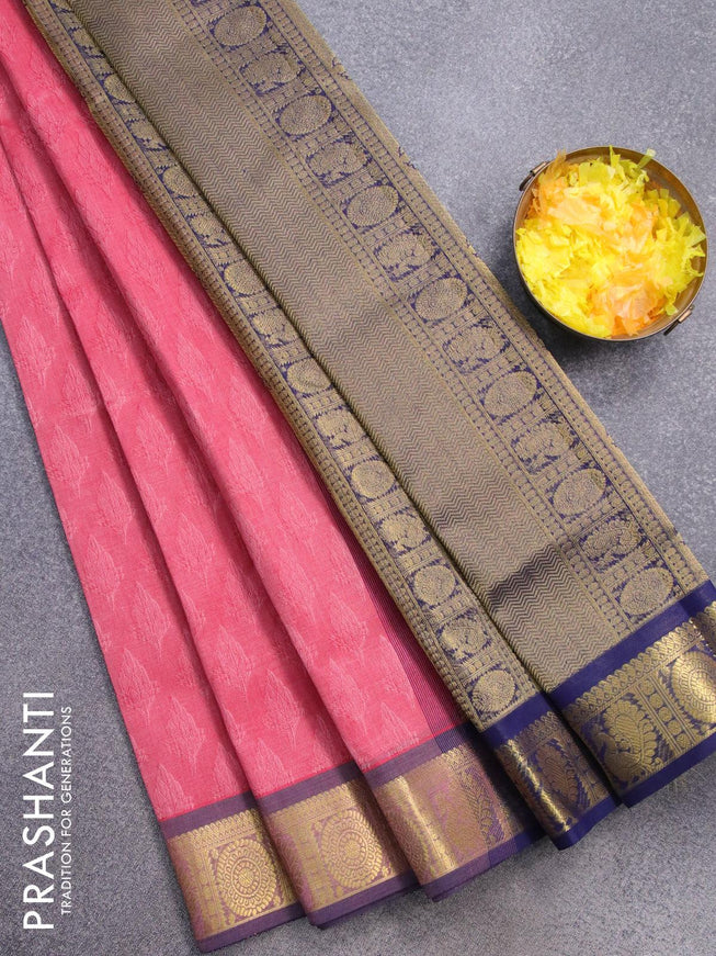 Jacquard Self Design – Prashanti Sarees