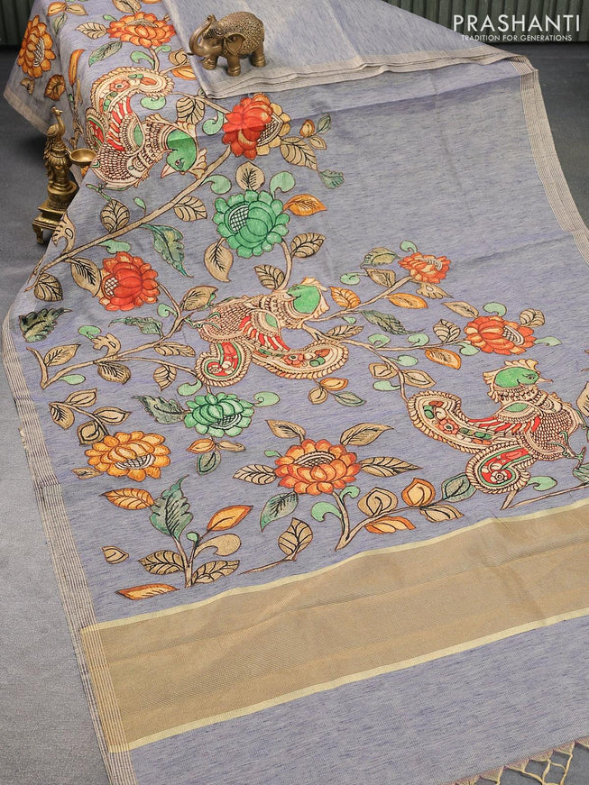 Kalamkari applique work sarees – Prashanti Sarees