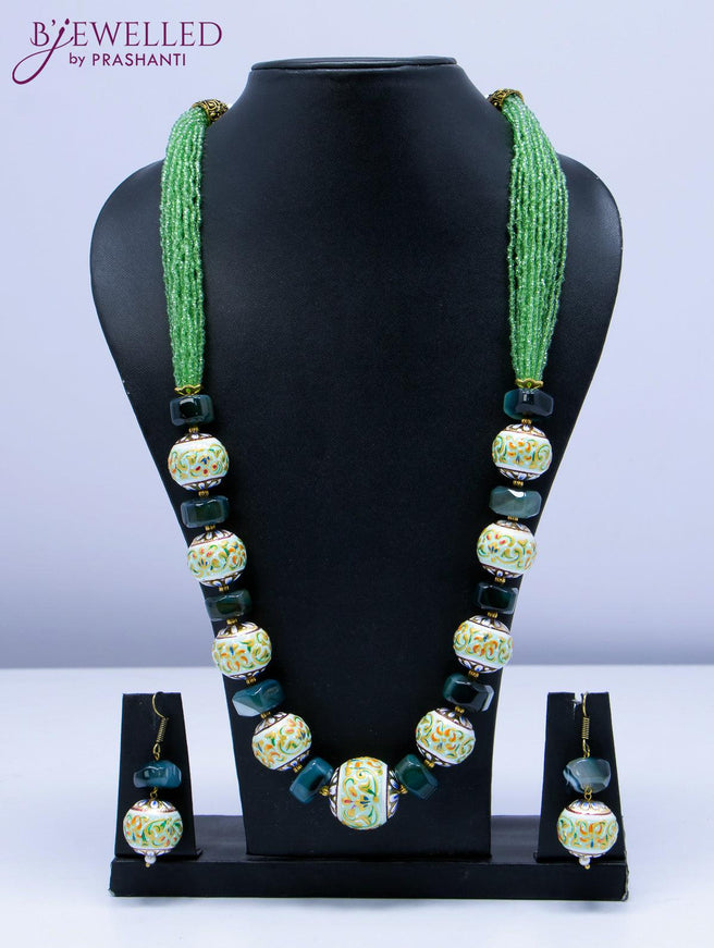 Jaipur Beaded Necklace – Prashanti Sarees